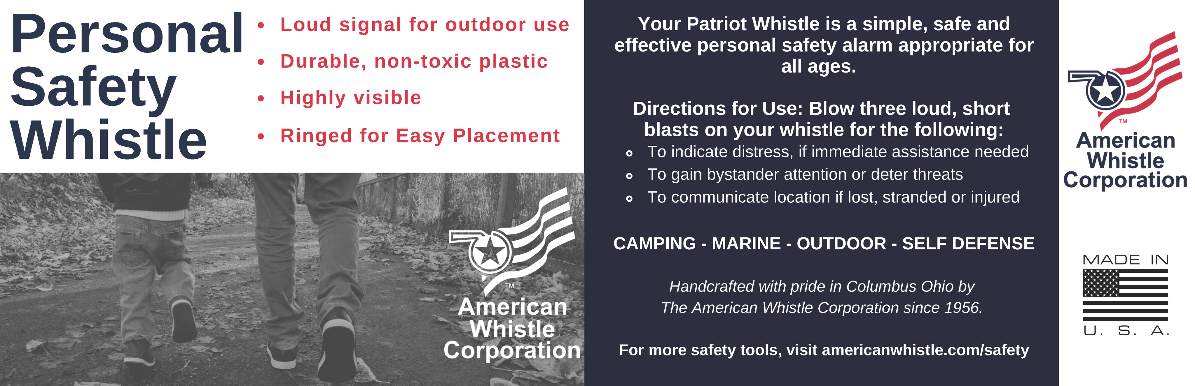 American-Made Brass Whistles | American Whistle Corporation – The ...